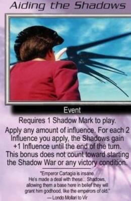 Babylon 5: Aiding the Shadows [Ungraded] from set The Shadows B5 ...