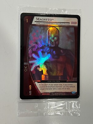 2004 Marvel vs System Origins Promo MOR-080 MAGNETO Foil Rare Sealed ...