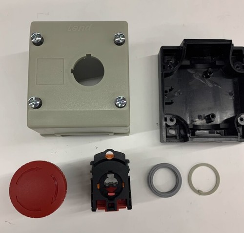 1PCS NEW FIT FOR TEND Tiande button box with emergency stop switch ...