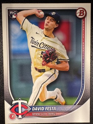 2025 Bowman Baseball - 54 David Festa RC - Minnesota Twins | eBay