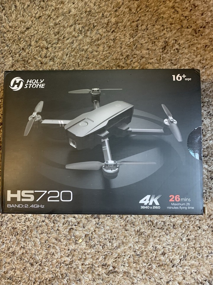 Holy Stone HS720E Foldable GPS Drone with 4K with 46 Mins Flight | eBay