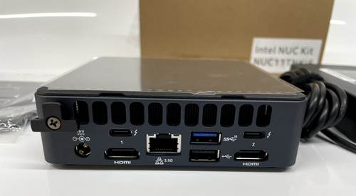 Intel NUC NUC11TNKi5 PC i5 1135G7 4.2GHz 8Gb RAM 250Gb SSD WiFi 6, NIC ...