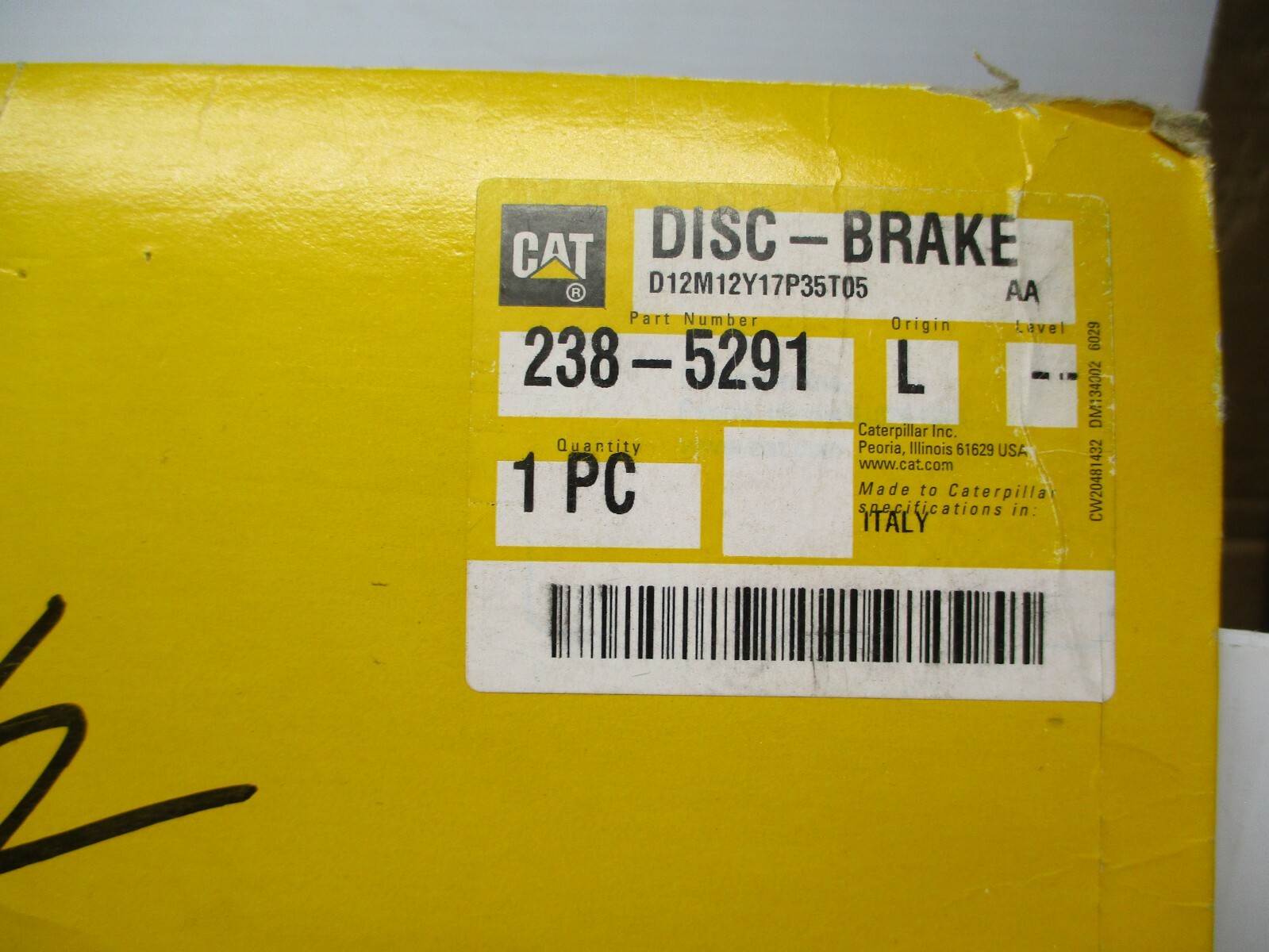 CATERPILLAR 238-5291 Disc Brake 2385291 Cat | eBay