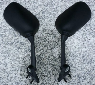 2009-2014 Yamaha YZF R1 NEW BLACK MIRRORS | eBay