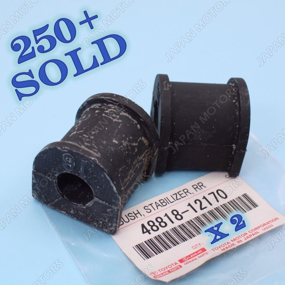 GENUINE TOYOTA Camry Avalon REAR STABILIZER SWAY BAR BUSHINGS KIT 2x ...