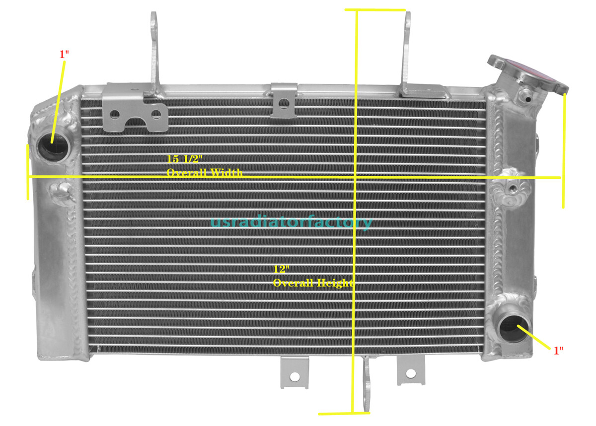 All Aluminum Radiator For Suzuki 2012-2019 Vstrom 650 DL650/DL650A ABS ...