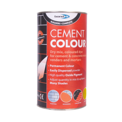 Bond It Powder Cement Mortar Pointing Concrete Colouring Dye 1Kg Buff ...