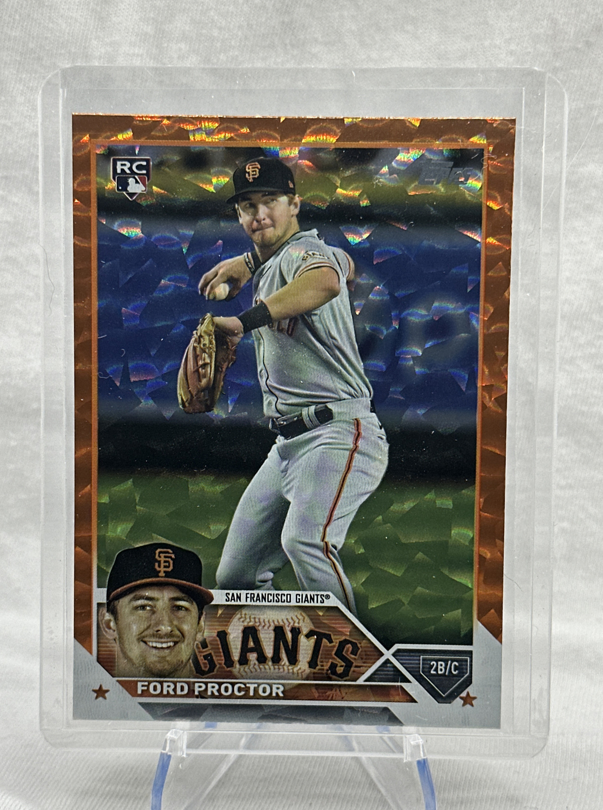 2023 Topps Series 2 Ford Proctor RC Rookie Orange Ice Foil /299 Giants ...