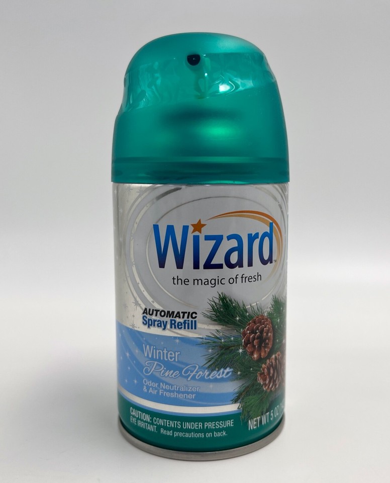 12 Wizard Automatic Spray Refills Winter Pine Forest 5oz | eBay