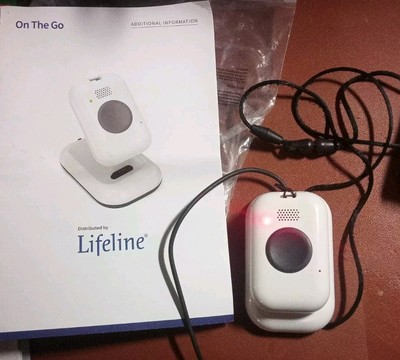 Medical Alert System Model ANH1117-01 Lifeline Emergency Necklace ...
