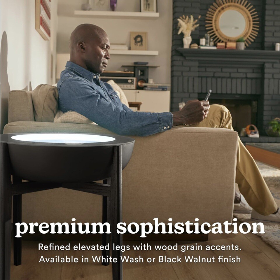 Homedics Drift Sandscape Solid Wood Sand Table Stand 21 Inch (Large ...