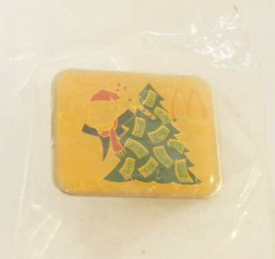 McDonald's Monopoly Man Money Tree 1995 Tonka Pin Brooch Sealed New - 1 ...