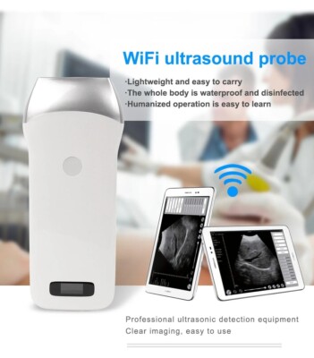 Wireless Ultrasound linear Probe 7.5-10mhz 80 element Scanner Portable ...