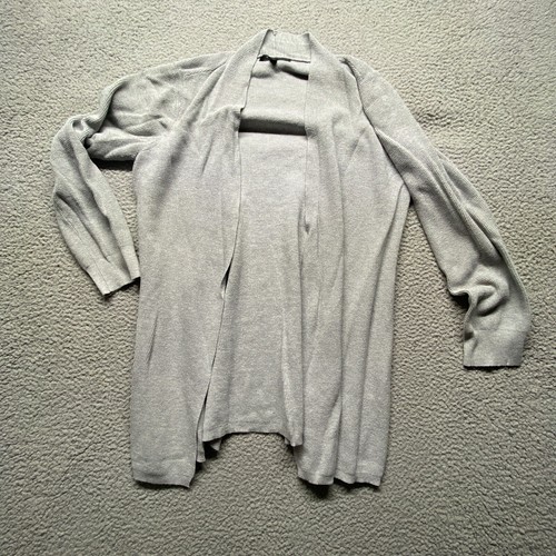 Cyrus Womens Cardigan Sweater Open Front Size XL Gray Long Sleeve | eBay