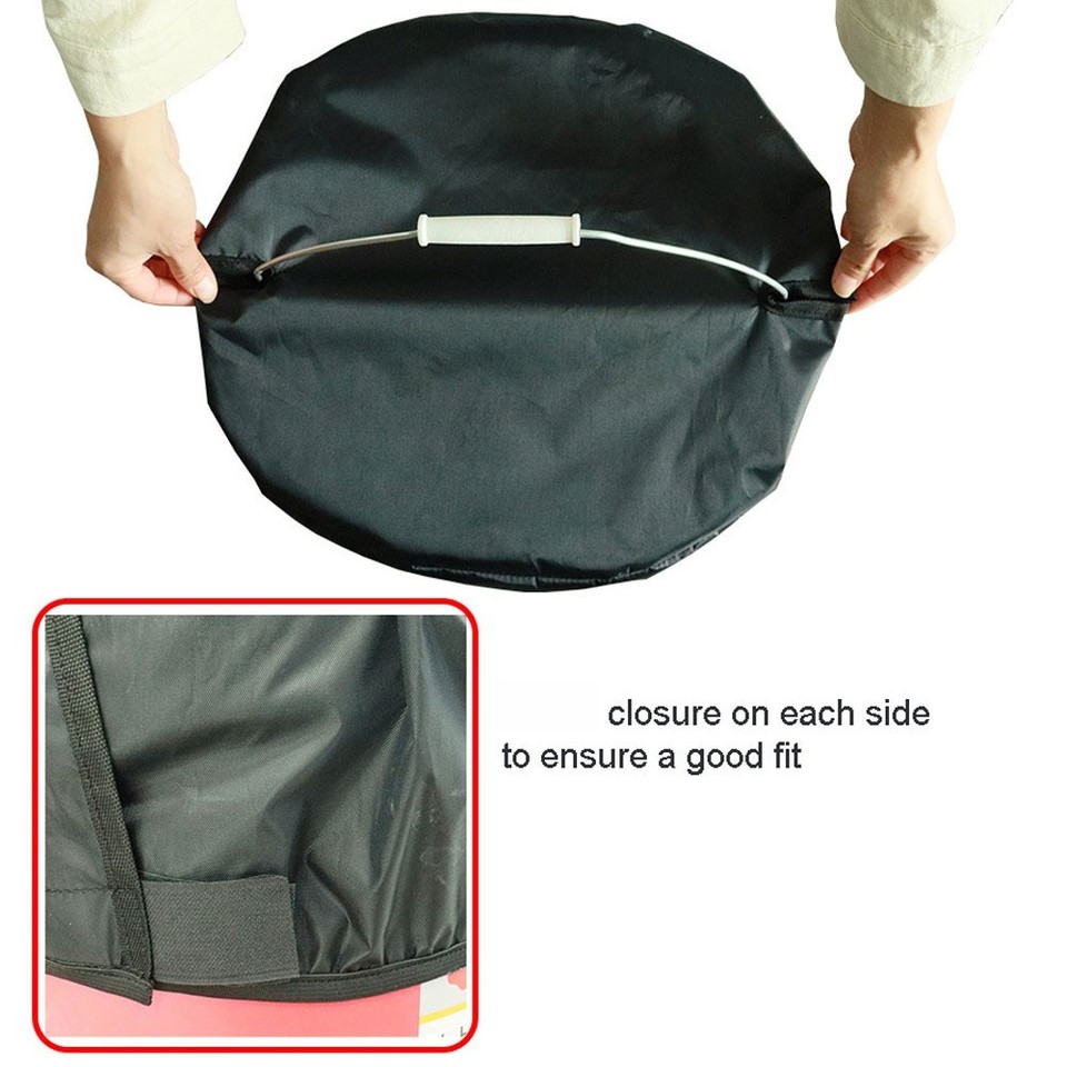 Adjustable Bristles Feed Bin Lid 210D Coated With Silver Folding Size ...