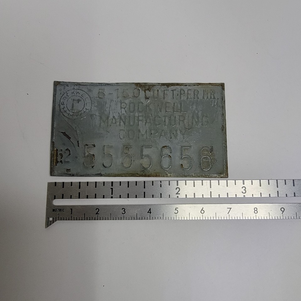 3 Old Gas Company Plates Meter Tags | eBay