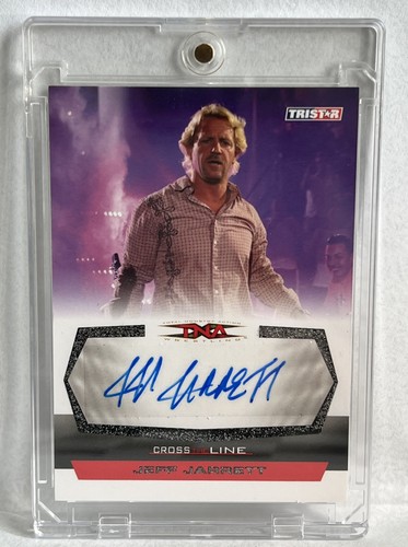 2008 TRISTAR Jeff Jarrett Autograph Auto TNA Wrestling Cross The Line # ...
