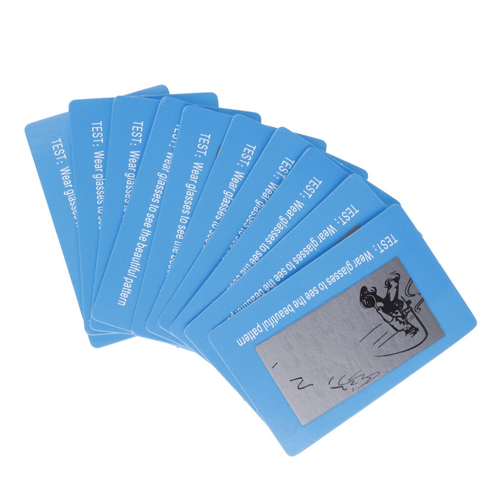 10pcs/Set Wear Glasses To Check Polarized Test Card Sunglasses Polarize ...