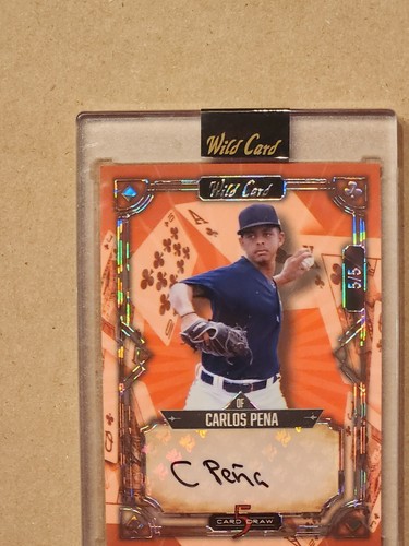 Carlos Pena 2023 Wild Card 5 Card Draw Autograph #/5 | eBay