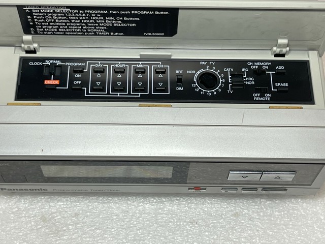 Panasonic PV-A850 Tuner/Timer Portable Video Cassette Recorder PV-8000 ...