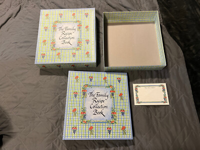 THE FAMILY RECIPE COLLECTION BOOK 3-RING BINDER ORGANIZER | eBay