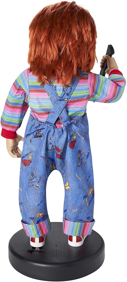 Spirit Halloween Prop 2 Ft Bump ‘N Go Chucky Doll Animatronic NEW IN ...