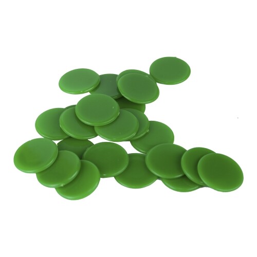 Game Tokens - 25mm - Green | eBay