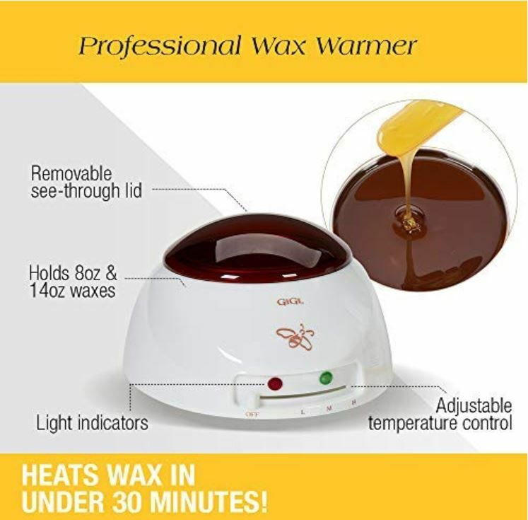 Waxing Brazilian Hair Kit Warmer Removal System Machine Deluxe Pot ...