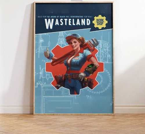 Fallout 4 Game Poster, For Harbor Art, Video Game Wall Decor 4 | eBay