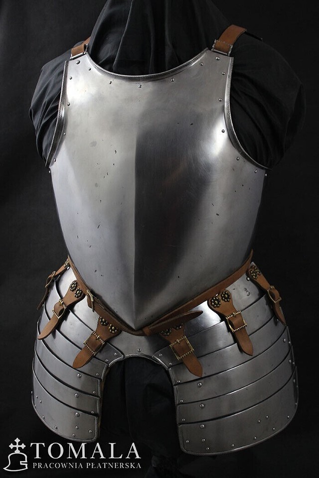 Medieval Knight Cuirass w Tassets Armor Reenactment Halloween Christmas ...