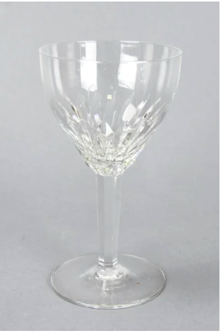 ANTIQUE SET OF 9 STUART CRYSTAL ENGLAND CLARIDGE WINE GLASSES Beautiful ...