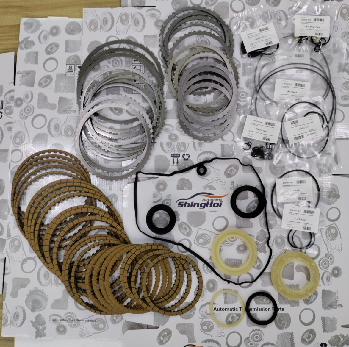 UB80 UB80E/F 8-Speed Auto Transmission Overhaul Master Gasket Kit For ...