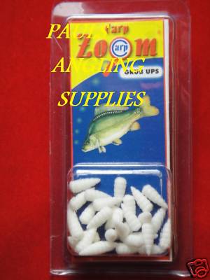 Fishing Immitation Artificial Rubber Maggots WHITE | eBay