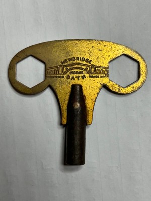 Vintage NEWBRIDGE CLOCK KEY Industrial Clock Parts / timer / gas | eBay ...