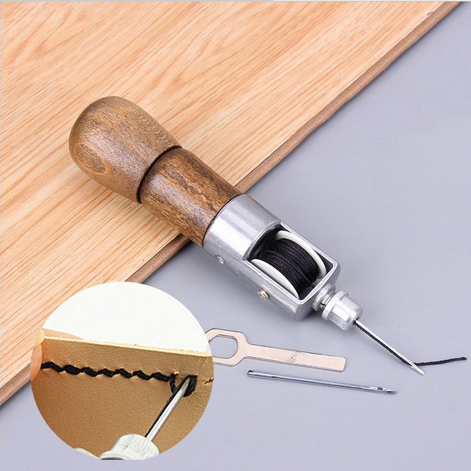 Leatherworking Tool Set Sewing Awl Hand Stitcher Handheld Machines ...