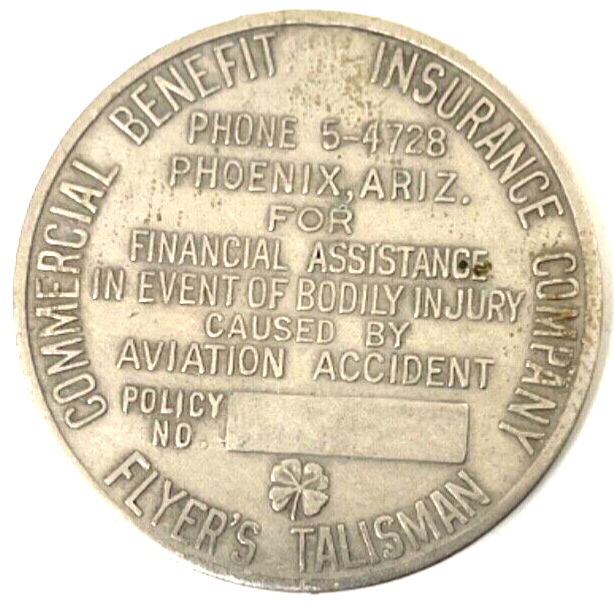 Phoenix Arizona The Flyer’s Talisman Coin | eBay