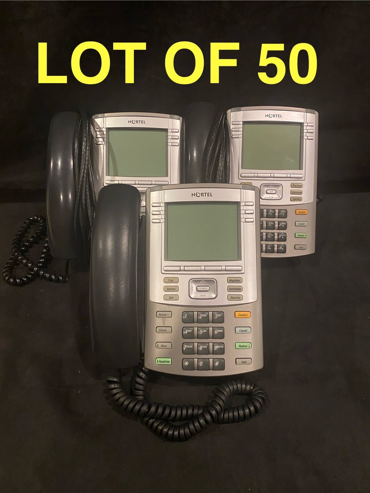 LOT of 50 Nortel Avaya 1140E NTYS05 VoIP PoE Display Business Office ...