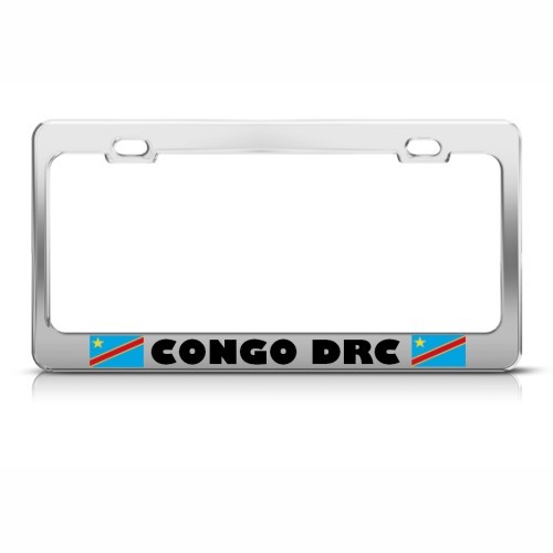 CONGO DRC AFRICA COUNTRY Metal License Plate Frame Tag Holder | eBay