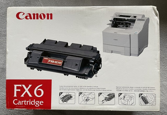 Canon Fx6 Laser Fax Toner Cartridge Approx. 5000 Page Yield Black for ...