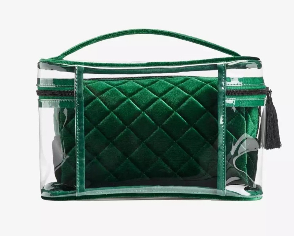 Wickedly Beautiful WICKED 2-PC Set Train Case Make-Up Organizer NEW ...