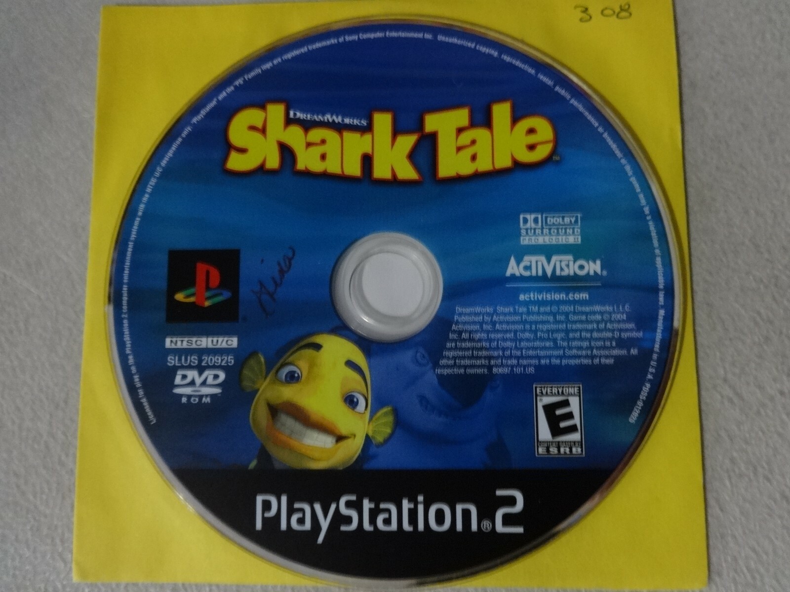 Shark Tale Sony Playstation 2 PS2 Game Disc Only Free Ship | eBay
