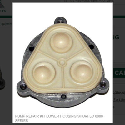 PUMP REPAIR KIT LOWER HOUSING SHURFLO 8000 SERIES, # 94-385-32 | eBay
