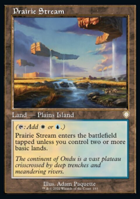 MTG Magic the Gathering Prairie Stream (193/223) The Brothers' War ...