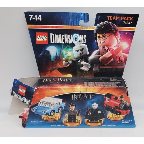 LEGO DIMENSIONS HARRY POTTER TEAM PACK 71247 W/ENCHANTED CAR & HOGWARTS ...
