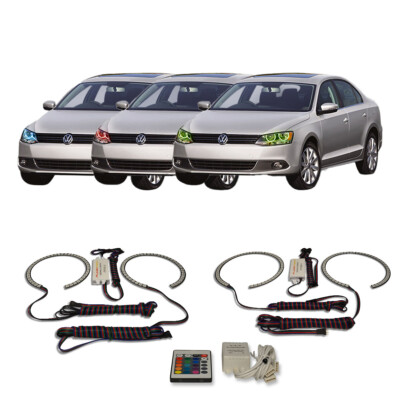 RGB Multi Color IR Headlight Halo kit for Volkswagen Jetta 11-16 | eBay