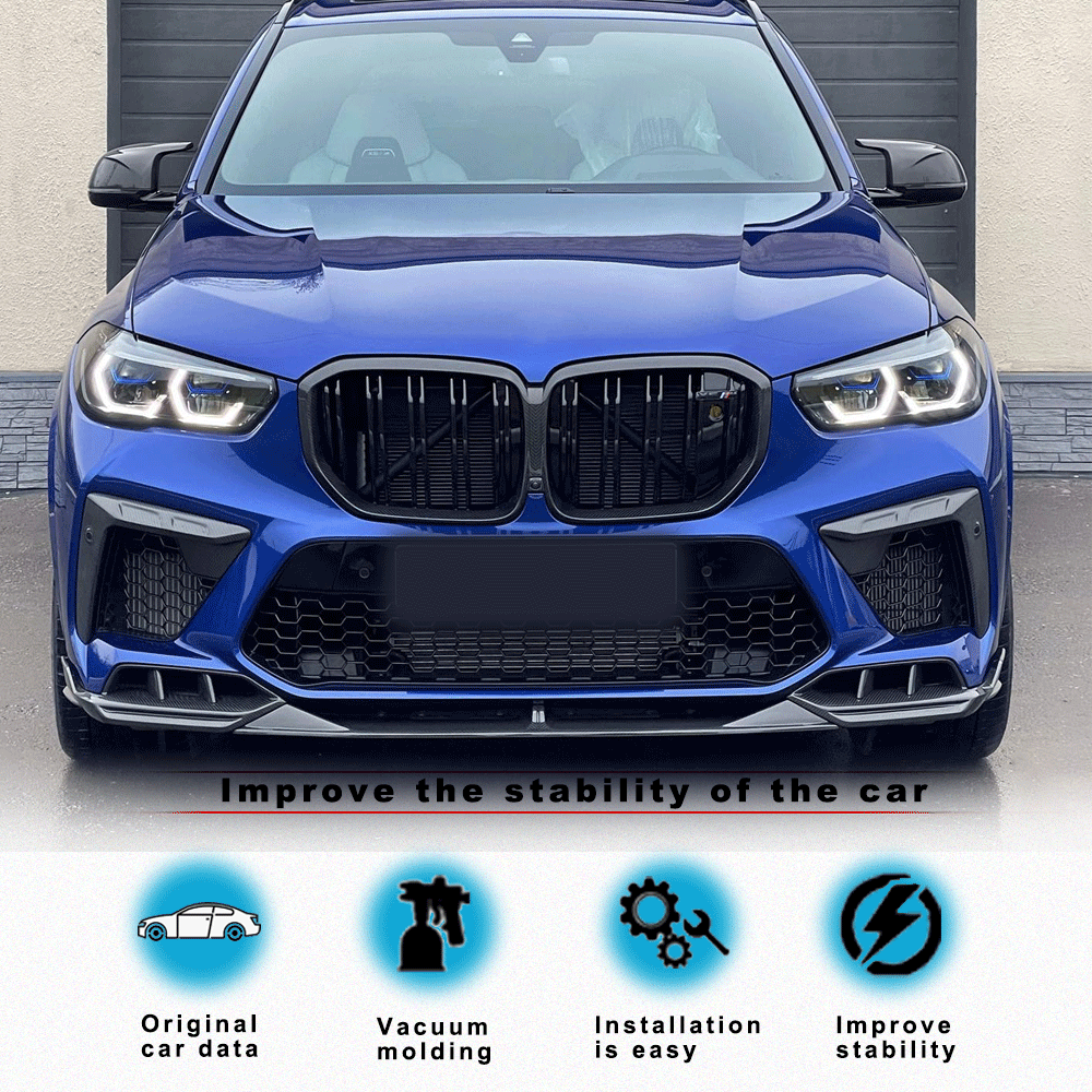 DRY Carbon Lufteinlässe Entlüftung Front Air Vent Fins Für BMW F95 X5M ...