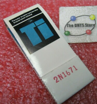 2N1671 Texas Instruments TI UJT Transistor - Vintage Individual Pack ...