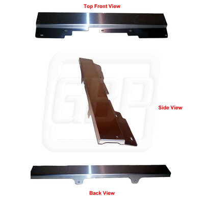 86-87 Grand National T-Type Stainless Radiator Top Hold Down Mounting ...