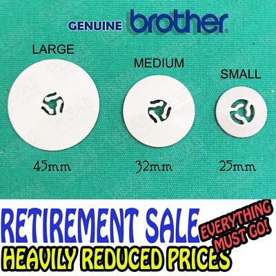 GENUINE BROTHER SPOOL PIN CAP DISC HOLDER/STOPPER FOR BROTHER SEWING ...