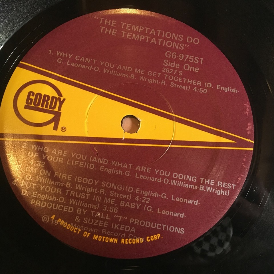 [SOUL/FUNK]~EXC LP~The TEMPTATIONS~Do The Temptations~[Original 1976 ...